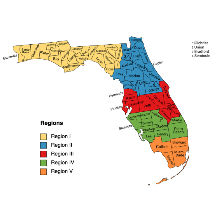 Regions and Districts – Florida FCCLA