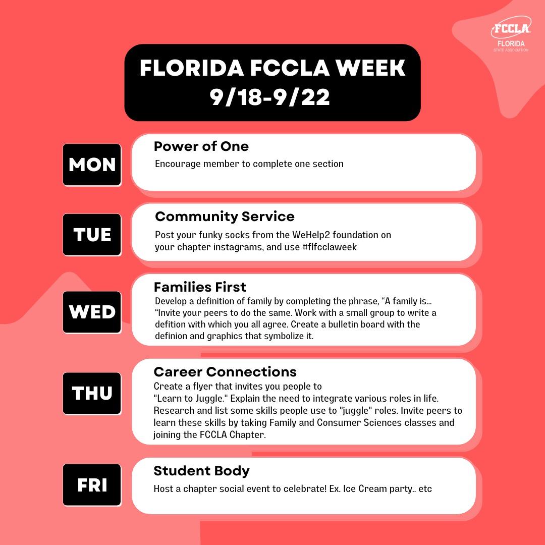 State Officer Visits – Florida FCCLA